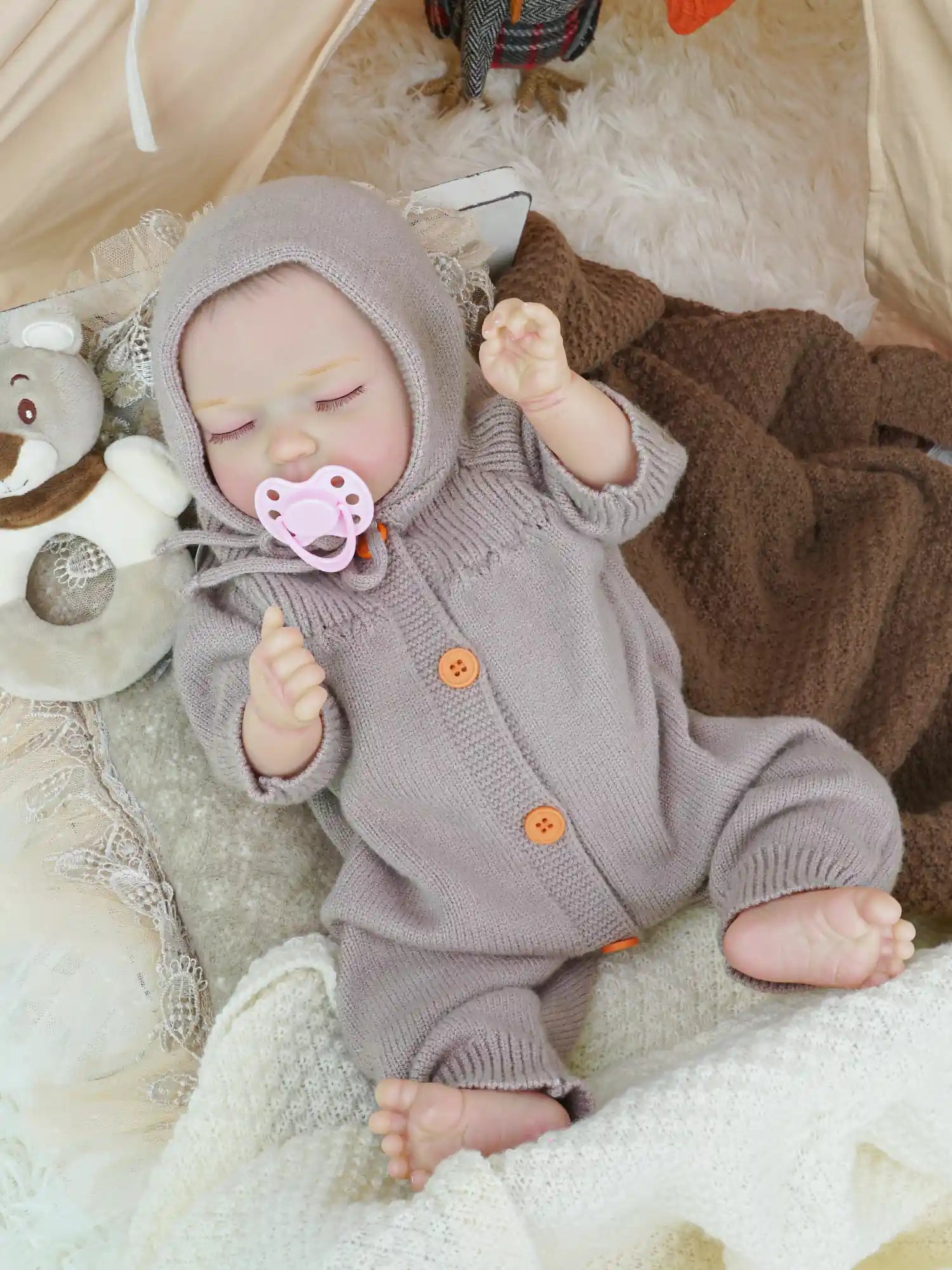 Lifelike interactive newborn reborn dolls